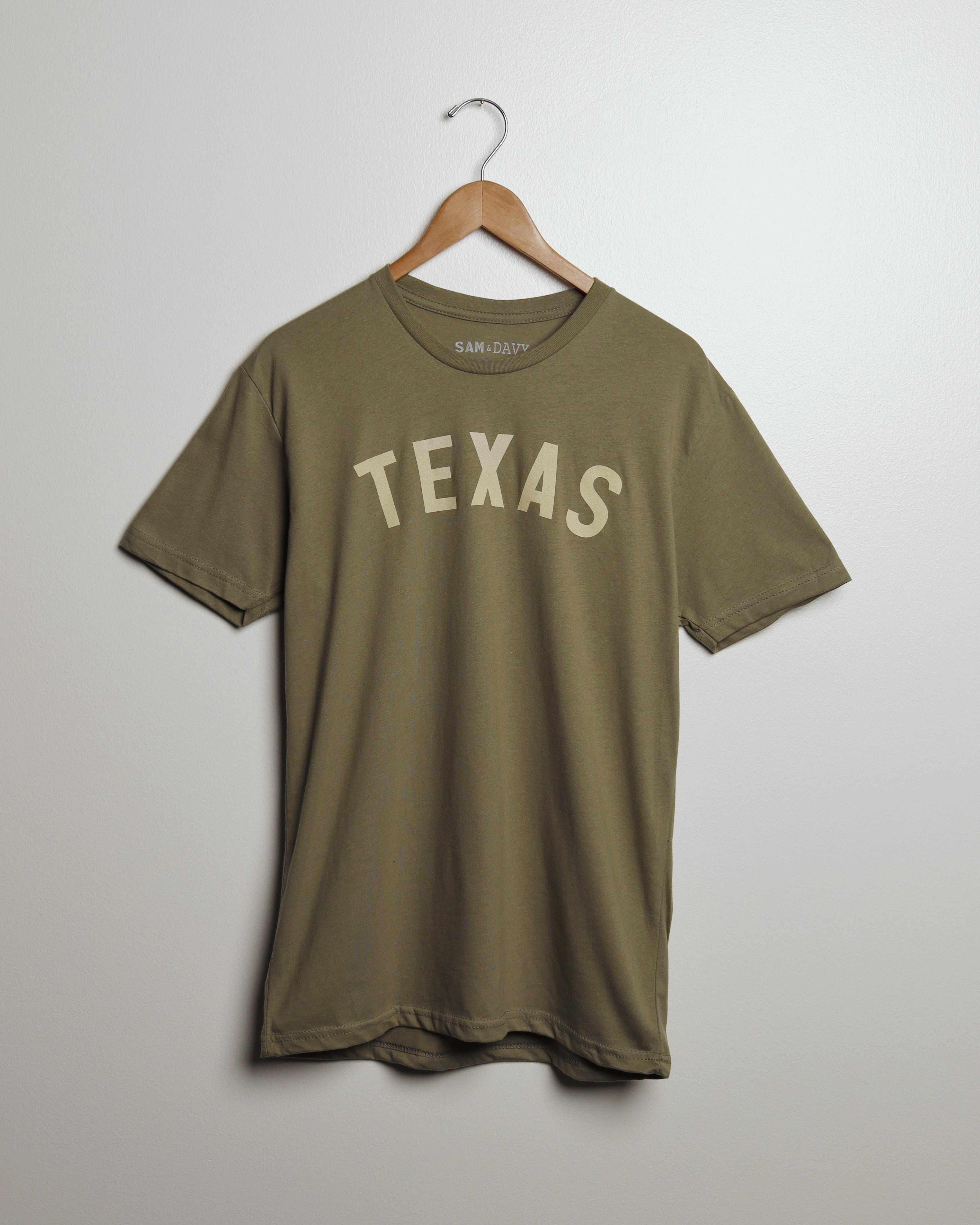 Texas Tee (Moss Green/Khaki) – Sam & Davy